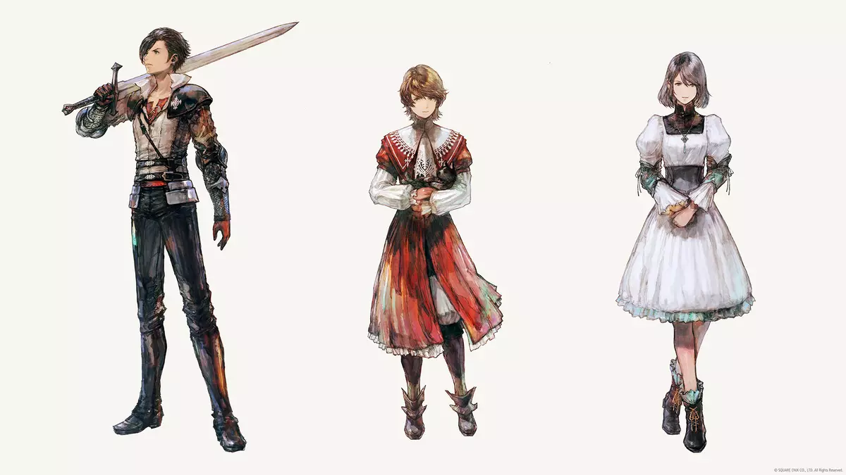 Final Fantasy XVI pada seni atmosfer. Square Enix menunjukkan para pahlawan dan dunia permainan 11013_3