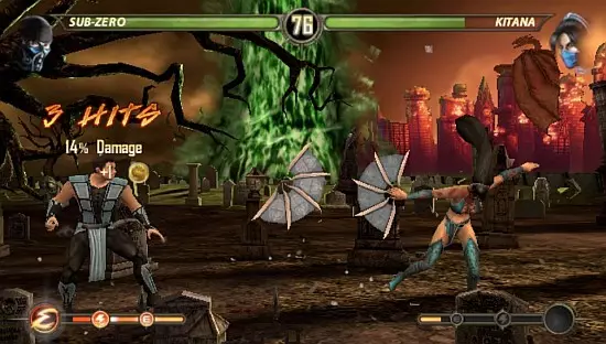 Ang Mortal Kombat (PS Vita) ay ang pinakamahusay sa pinakamainam. 11417_1