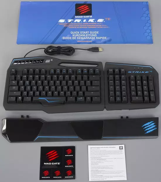 Mad catz s.t.r.i.k.e. Te: Igra Mehanska tipkovnica z nepičnimi stikali 12385_2