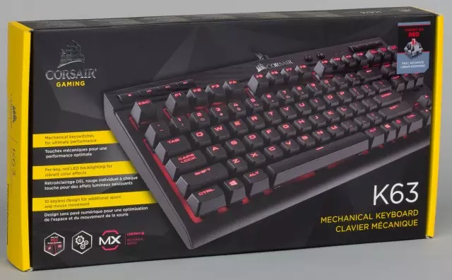 Corsair K63 - Compact Game Keyboard nga adunay Mekanikal nga mga Switch 13204_1
