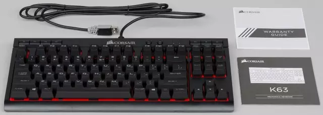 Corsair K63 - Compact Game Keyboard na may Mechanical Switches. 13204_2
