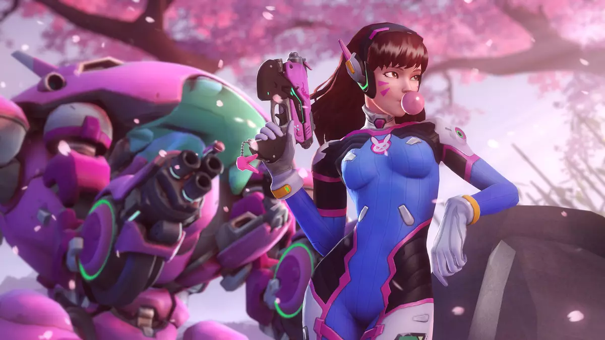 Beleza e exoesqueleto - representado por unha figura de diva de overwatch, que se pode excretar 14068_1