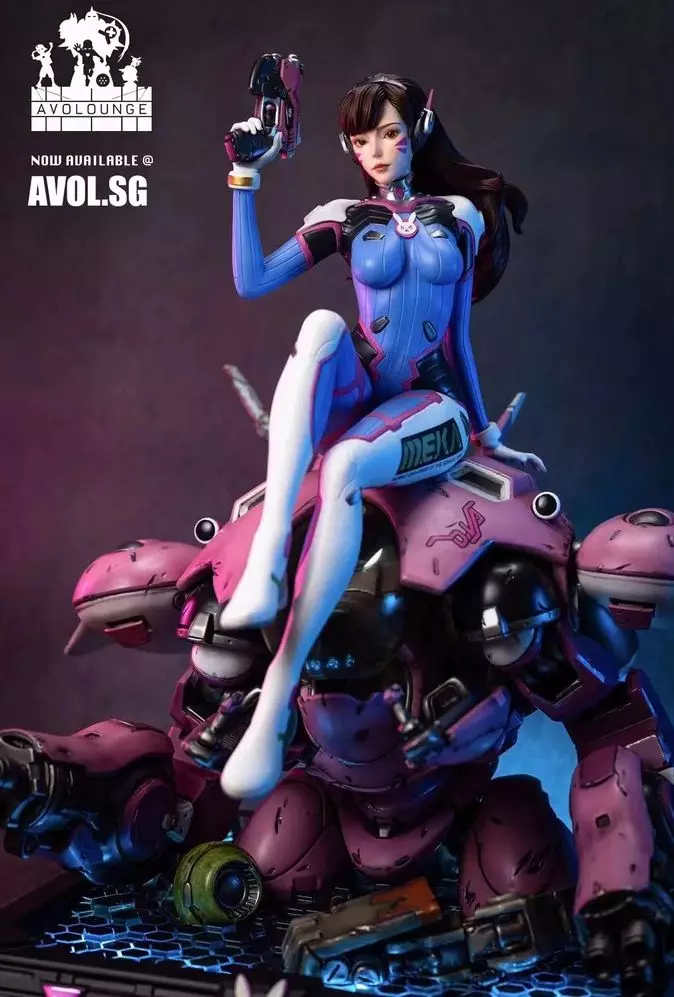 Beleza e exoesqueleto - representado por unha figura de diva de overwatch, que se pode excretar 14068_2