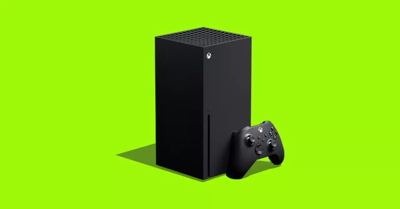 Nekukurumidza uye yakanyarara Xbox Series x. Tsanangudzo yekudzokera kumashure uye mutambo kutanga kumhanya 1539_1