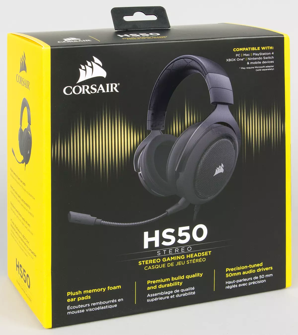 Corsair HS50 - İyi sesli evrensel oyun kulaklık 1746_2