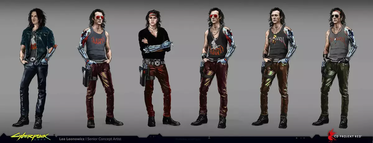 เขาไม่ใช่ Kiana Rivz You - ปรากฏแนวคิดศิลปะของ Johnny Silverted จาก Cyberpunk 2077 18162_5