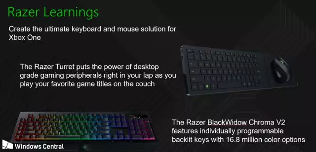 Изслушване: Razer работи с Microsoft за поддръжка на клавиатура и мишка за Xbox One 18616_1