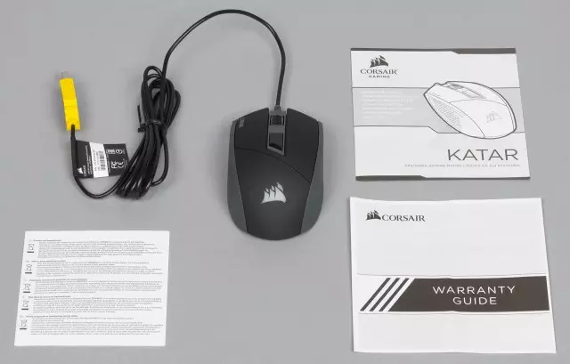 Corsair Katar: Mwili wa Mouse. 19870_2