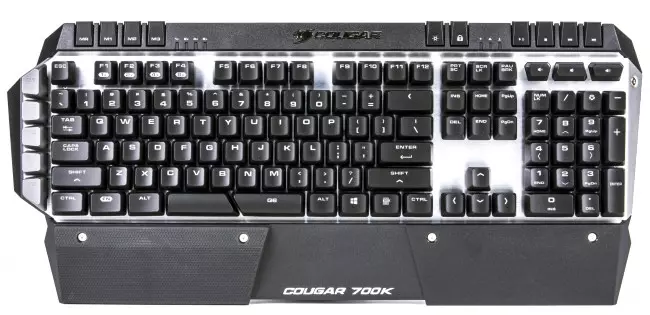 Cougar 700k: Keyboard keyboard nwere oghere nkewa na ihe na-agbanwe agbanwe 19876_6