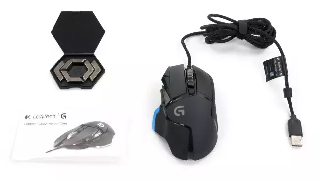 Logitech G502 - เมาส์ออปติคอลสำหรับนักกีฬาที่มีสองโหมดการทำงานล้อสองโหมด 21906_2