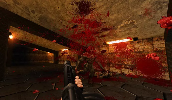 Old New School - gipahibalo nga brutal fate shooter gikan sa Creator Bruteal Doom