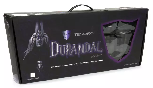 Tesoro Durandal Ultimate: Mechanical Keyboard nga adunay daghang mga key sa Cherry MX Blue 22890_1