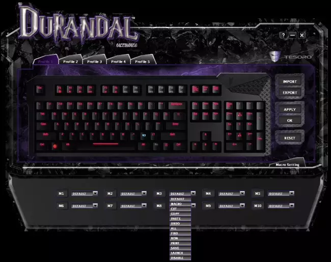 Tesoro Durandal Ultimate: tastatură mecanică cu chei versatile Cherry MX Blue 22890_14