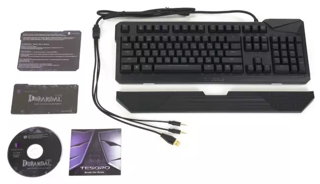 Tesoro Durandal Ultimate: Mechanic Keyboard neVersle Keys Cherry MX bhuruu 22890_2