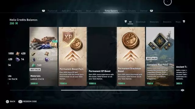 Microtransacties in de Creed Odyssey van Assassin stellen u in staat om een ​​multi-uur grinda te vermijden 23658_2