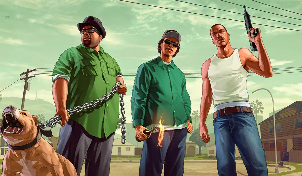 Thatha ezimbili ezifunwa ukususa i-roller of the Fan remake grand theft auto: San Andreas kwi-Unreal Enjini 4