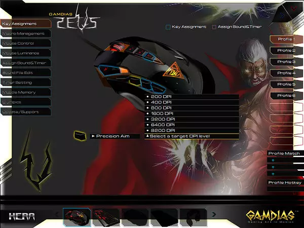 Gamdias Zeus Game Mouse - 11 gumbi, Biodimign, Steampunk in ne samo 24733_16