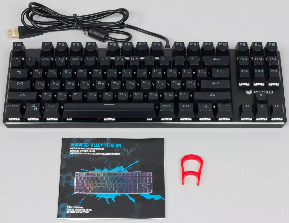 Rapoo V500RGB aliaj - Joc compact Tastatură mecanică cu RGB-iluminat 2589_2