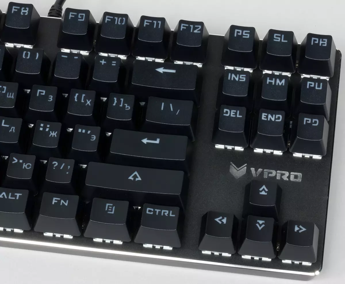 Rapoo v500rgb Alloy - Compact mutambo Mechanical keyboard neRGB-yakavhenekerwa 2589_4