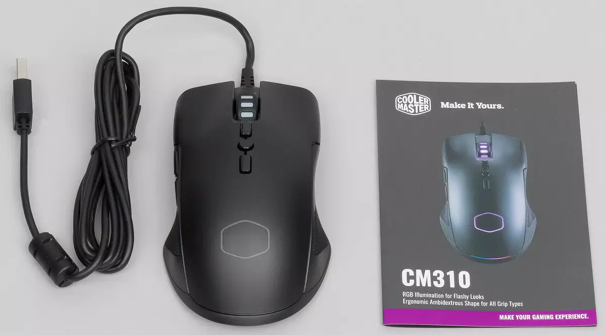 Cooler Master Ck310 - Umukino mwiza wimbeba hamwe nurubanza rwiza kandi basubiye inyuma 2592_2