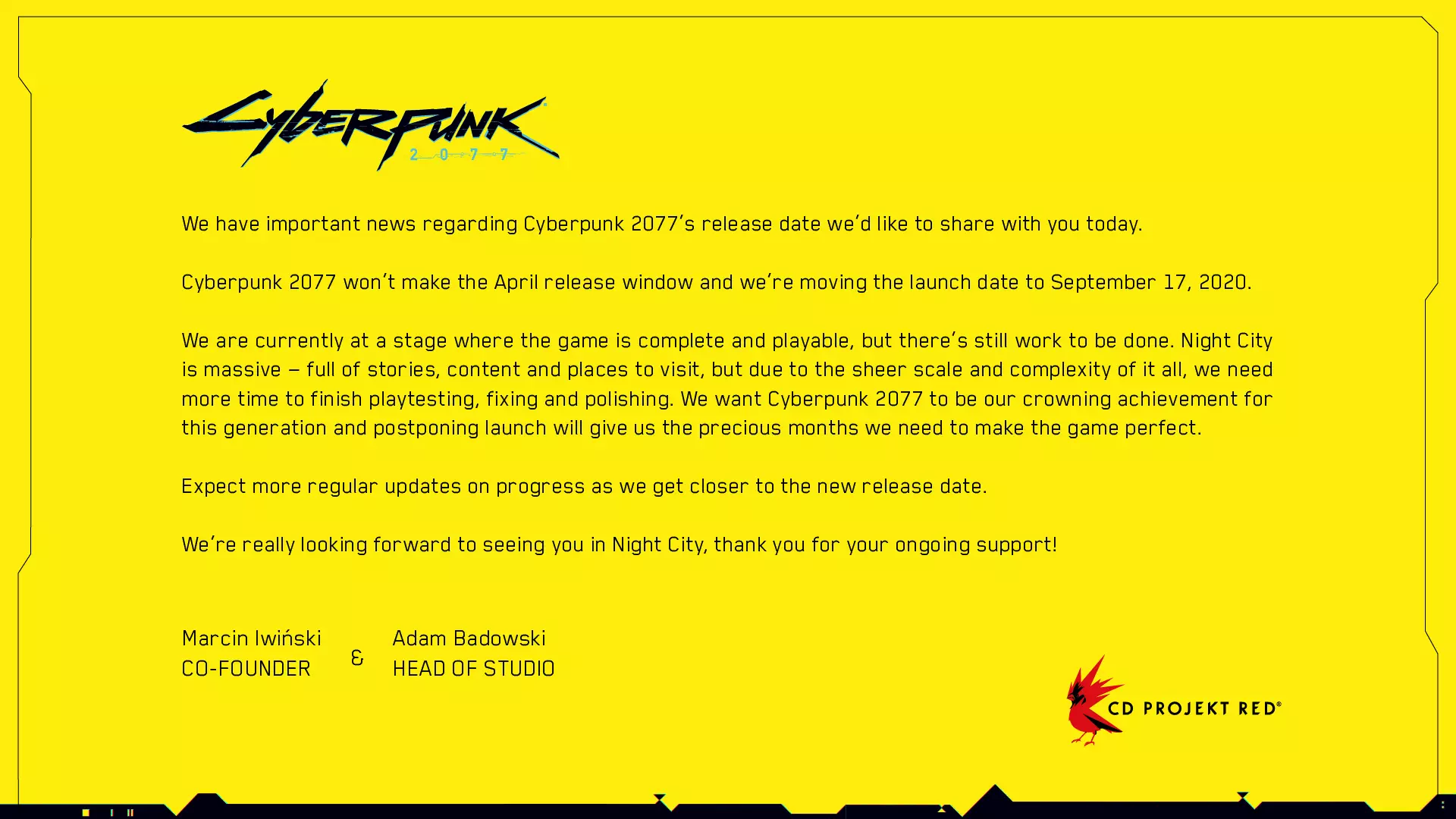 Laksanakan anda tidak boleh mengampuni. Apa yang dipotong dari Cyberpunk 2077 2610_2