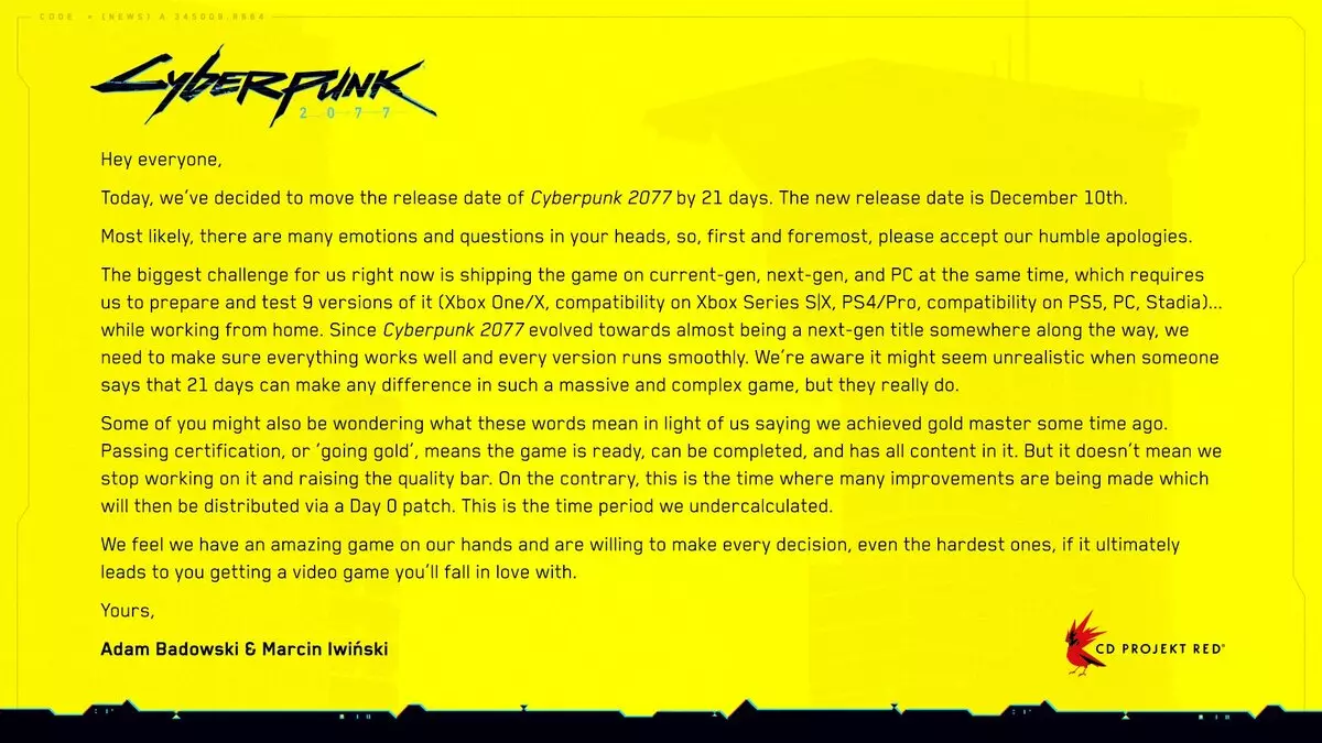 Laksanakan anda tidak boleh mengampuni. Apa yang dipotong dari Cyberpunk 2077 2610_4