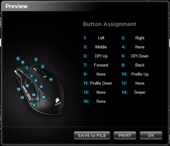 Umukino wa Corsair M60 na M90: Byose-BECH Base 