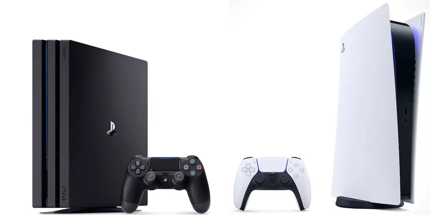 Spilarinn samanborið málið af leikjunum fyrir PS5 og PS4. Munurinn er stór