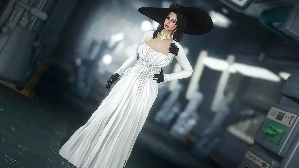 Lady Dimitreska minn Villaġġ Evil Residenti deher fil Fallout 4 grazzi għall-moda 2776_4