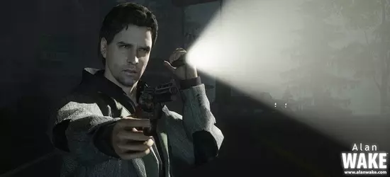 Alan Wake-scherm.