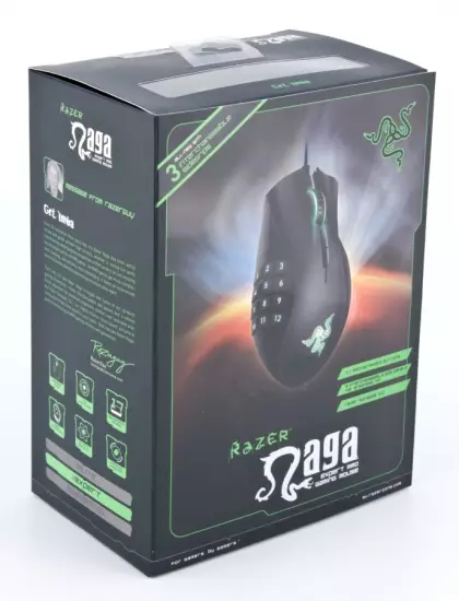 Razer Naga 2012 - an leagan clasaiceach de MMO-creimire ón déantúsóir aitheanta 29637_1