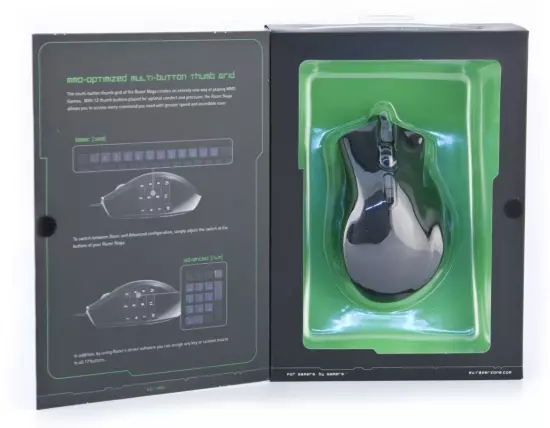 Razer Naga 2012 - Ẹya Ayebaye ti MMO-REDent lati ọdọ olupese ti a mọ daradara 29637_2