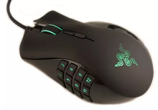 Razer Naga 2012 - an leagan clasaiceach de MMO-creimire ón déantúsóir aitheanta 29637_5