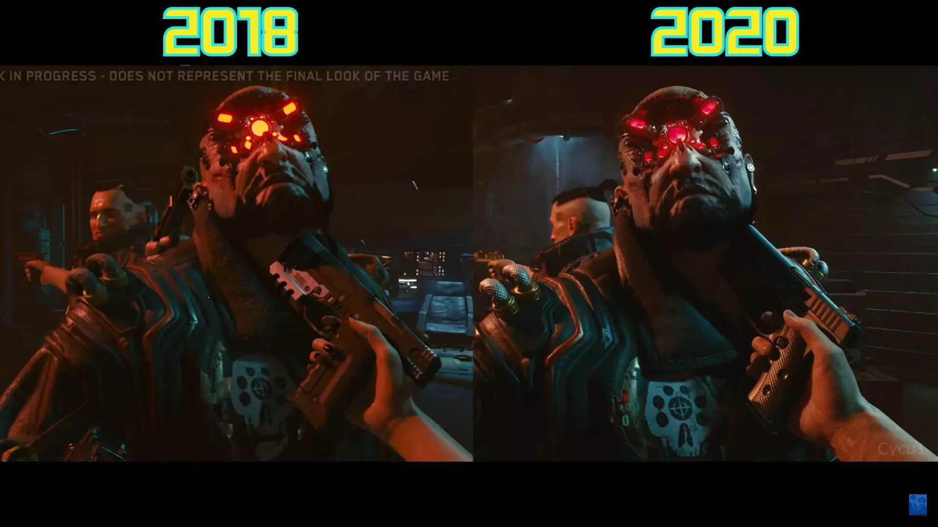 Kuna maendeleo! - Cyberpunk 2077 version ya 2020 ikilinganishwa na maandamano ya zamani ya mchezo 3269_3