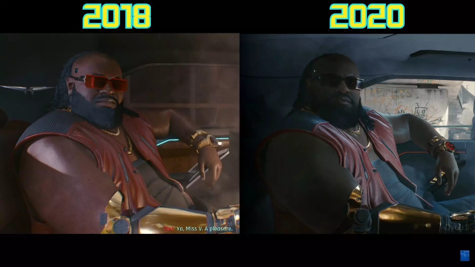 Kuna maendeleo! - Cyberpunk 2077 version ya 2020 ikilinganishwa na maandamano ya zamani ya mchezo 3269_4