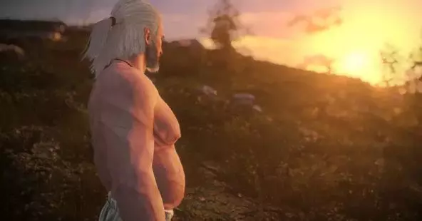 Witcher në vetë-izolim - Mod shton në Witcher 3 Gerasta me mbipeshë 3347_1