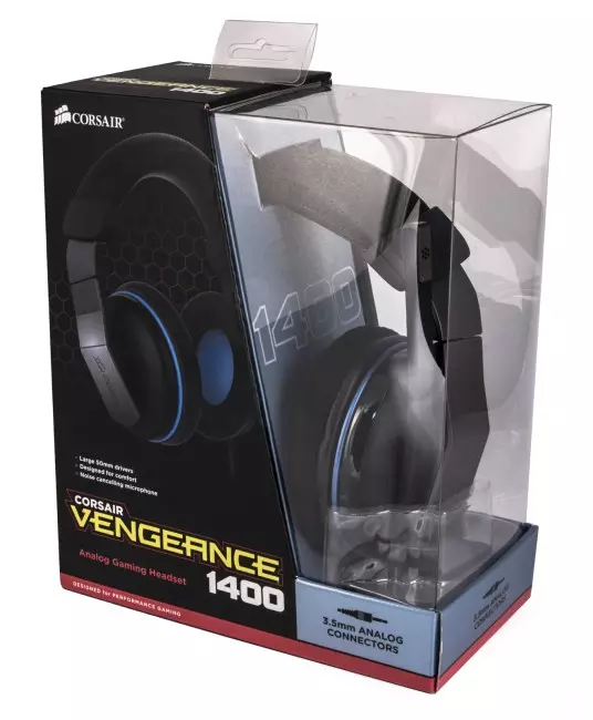 Kev Ua Phem 1400 thiab 2100 - Corps Corsair Gaming Headset 34843_1