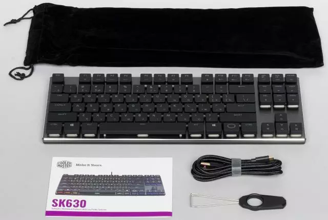 ກົນຈັກ elegant. ໂປຣໄຟລ໌ຕ່ໍາ keyboard master sk630 3520_2