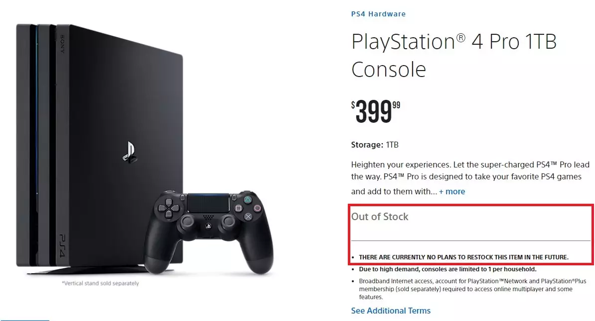 Sony Fans pêşniyar dikin ku PS4 Pro ji firotanê were derxistin 36560_2