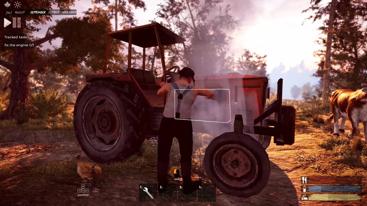 Gopnik ma tractor. O le a tatalaina le gaoi a Steam