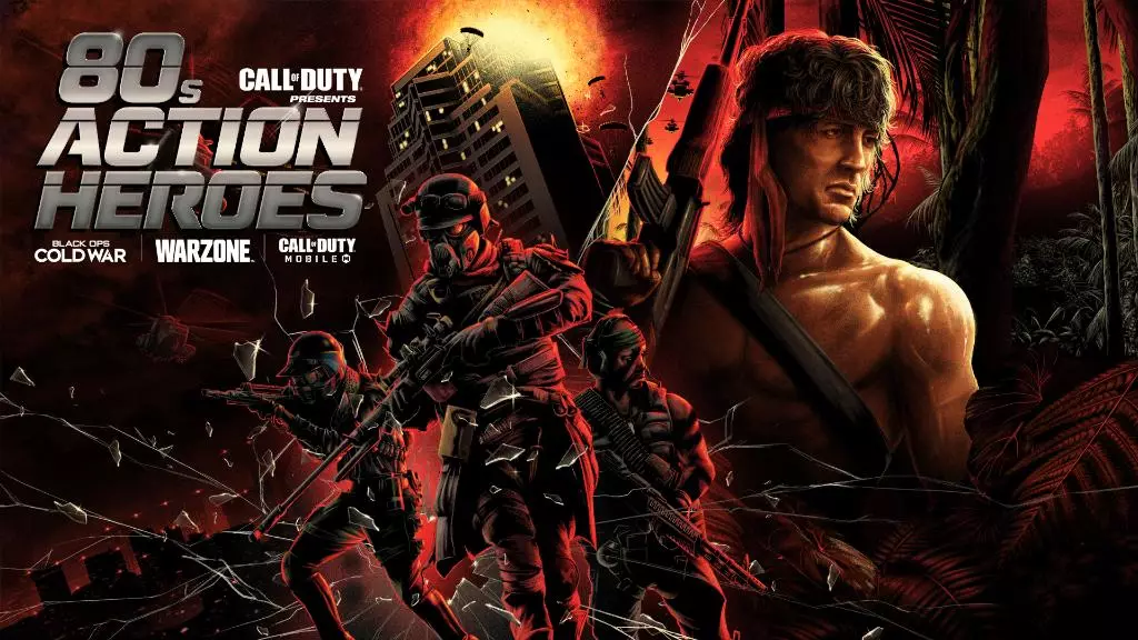 Duty Warzone Çağrısı için Yeni Rambo Poster