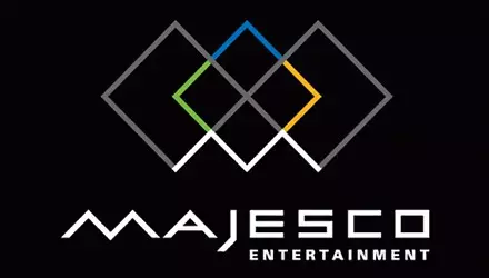 Majesco Күңел ачу логотибы.