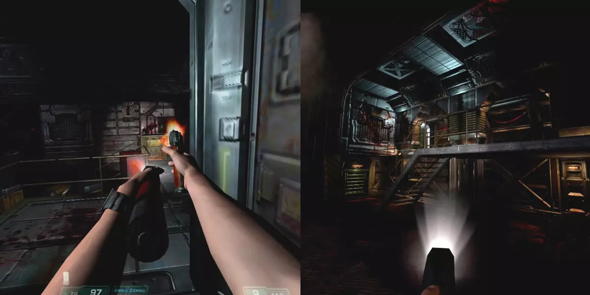 Retro vr shooters. Experiență de schimb pentru Kopeck (Doom 1-3, Quake 1-2, Half-Life, RTCW) 38_7