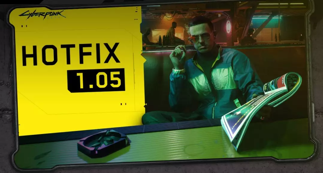 Cyberpunk 2077 க்கான பேட்ச் 1.05 கன்சோல்களில் கிடைக்கிறது. நாங்கள் விரைவில் கணினிக்கு காத்திருக்கிறோம் 39206_1