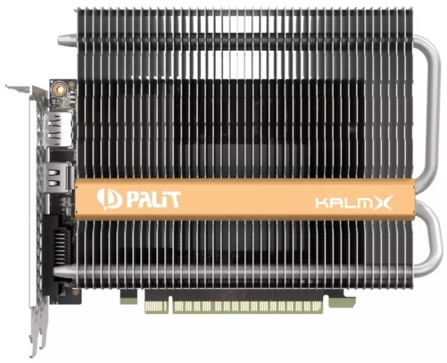 Ipinakilala ni palit ang unang GeForce GTX1050 ti video card na may passive cooling 39646_3