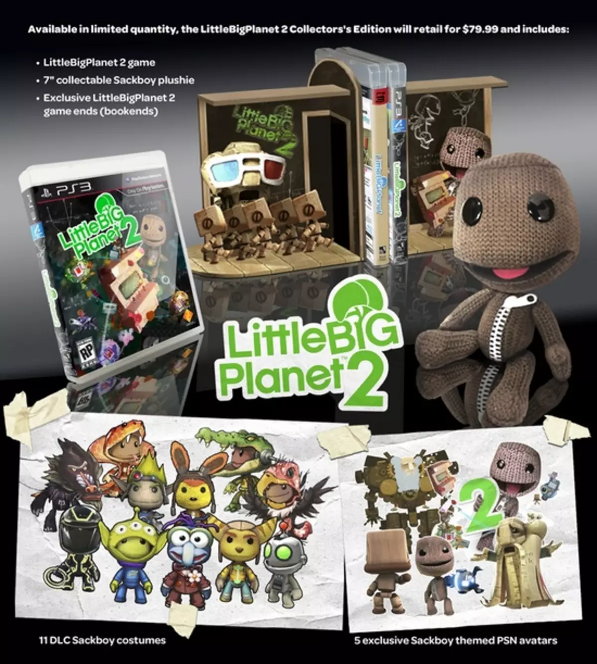 வெளியீட்டு தேதி மற்றும் சேகரிப்பு littlebigplanet 2 பதிப்பு 2. 43004_1