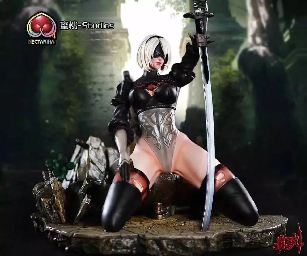 Schoonheid met gemarkeerd - een nieuw figuur 2B van de Nier Automata, die kan worden uitgekleed 4525_2