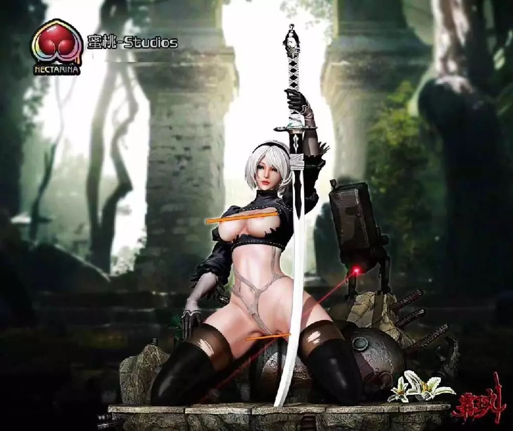 Kecantikan dengan yang disorot - Gambar 2B baru dari Nier Automata, yang dapat ditanggalkan pakaian 4525_3