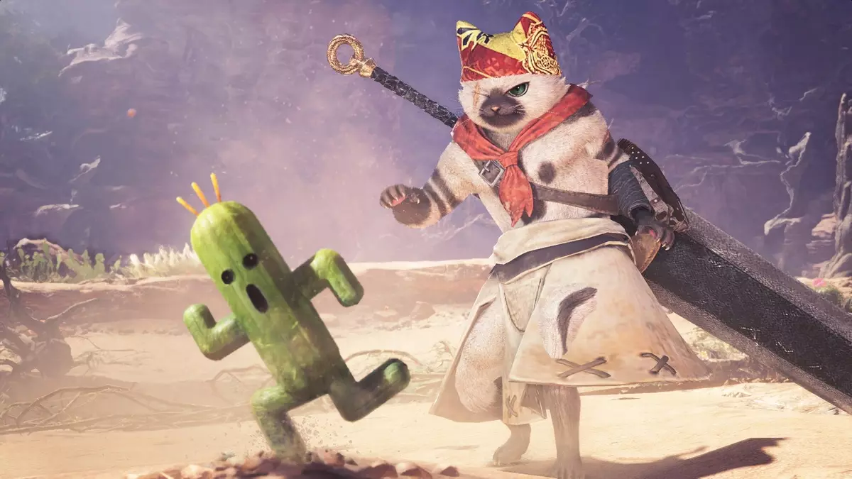 Modifikace pro Monster Hunter World vám umožňuje hrát pro kuchař meowskulár