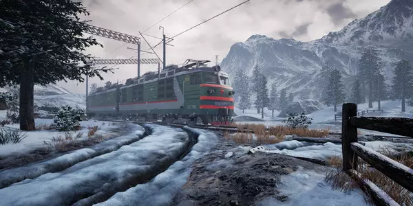 Railways tuuina atu i le taavale toso gameplay fou Trans-Siberian Simulator nofoaafi